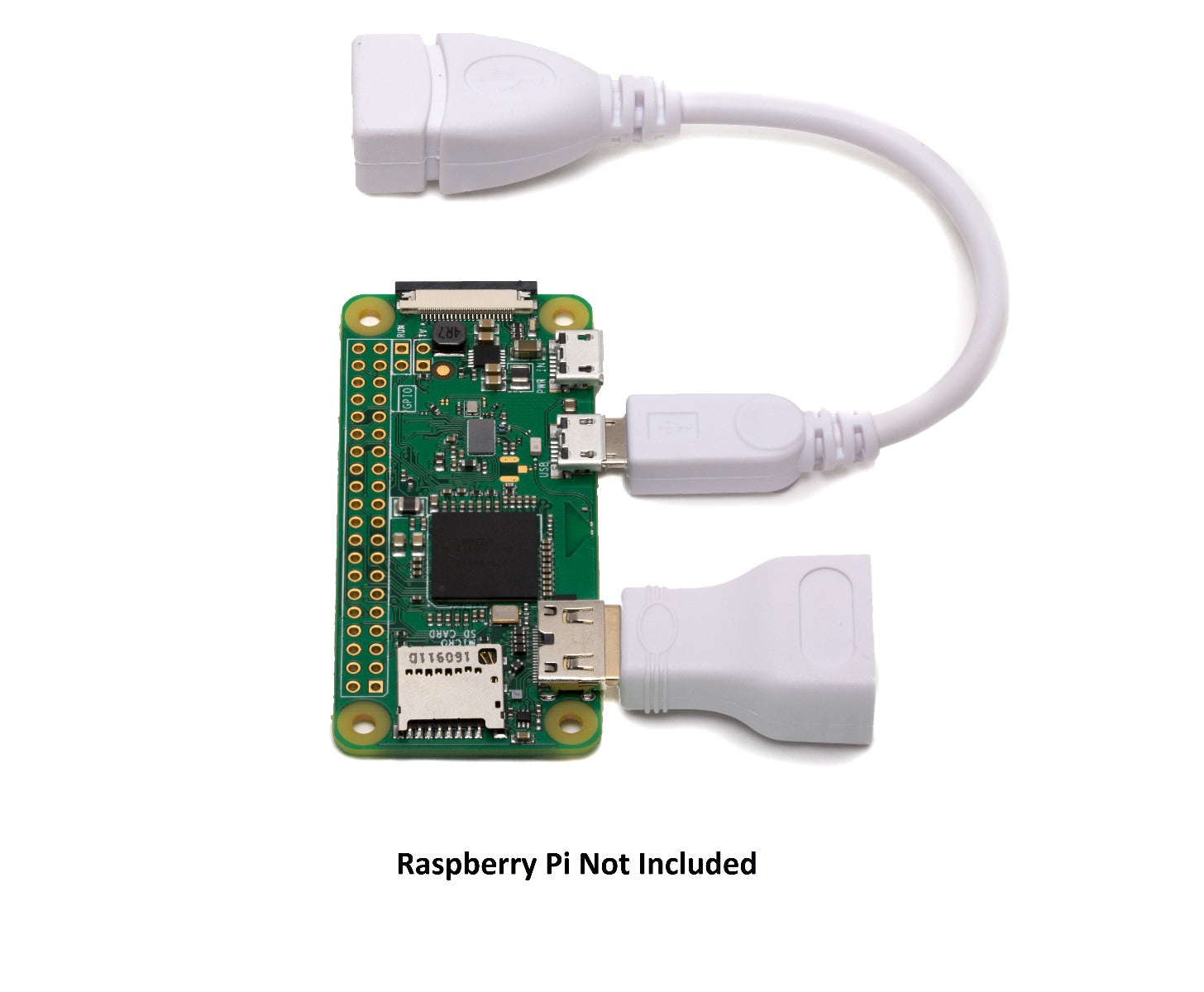 Official Raspberry Pi Mini HDMI male to HDMI female adapter - MakerBright