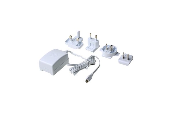 Official Raspberry Pi 3 Universal Power Supply White - MakerBright