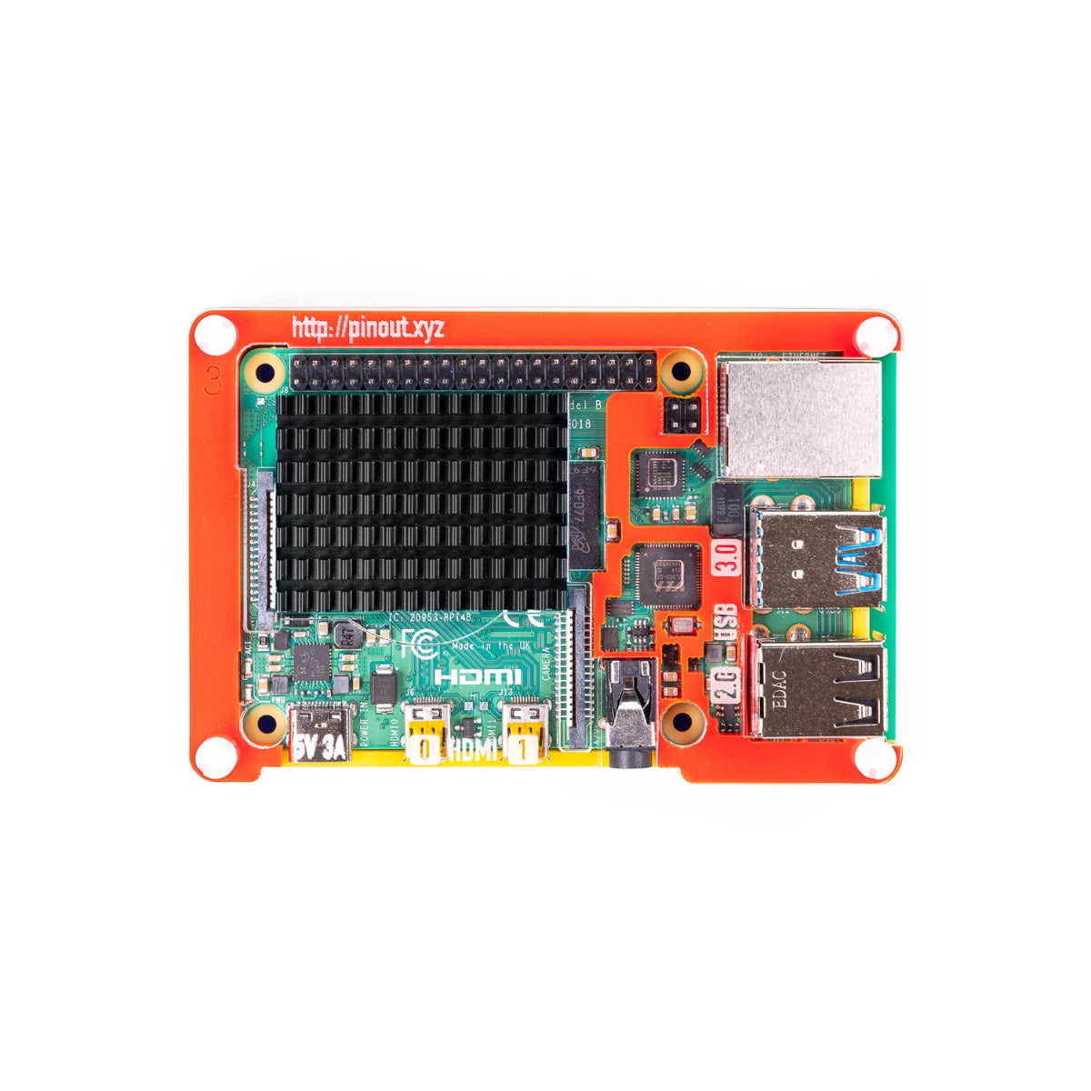 Raspberry Pi 4 Heatsinks - MakerBright